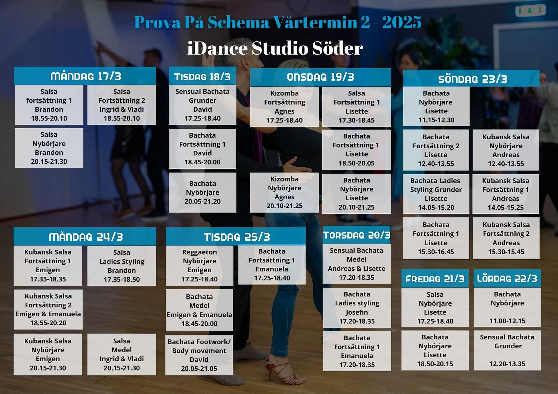 Öppet Hus Dans - Gratis prova på Salsa, Bachata & Kizomba i Stockholm